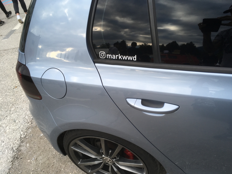 Instagram Aufkleber Auto mit Namen selbst gestalten | Account Name als ...